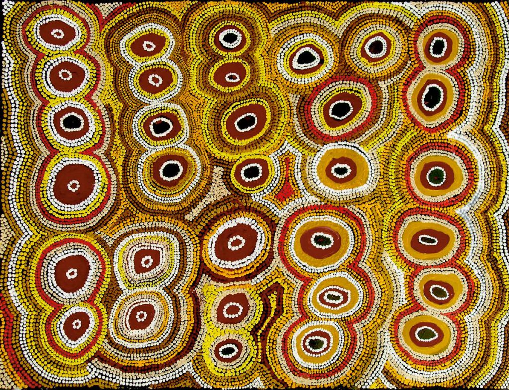 Waterholes Everywhere - Pandanus Aboriginal Art